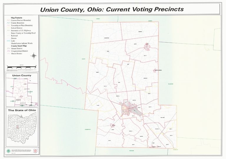 Union County, OhioElection Ward & Precinct Maps (1953-2011)